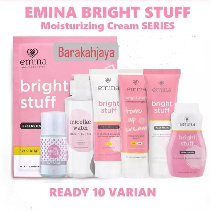 Jual EMINA Bright Stuff Series | pencerah Emina toner face wash ...