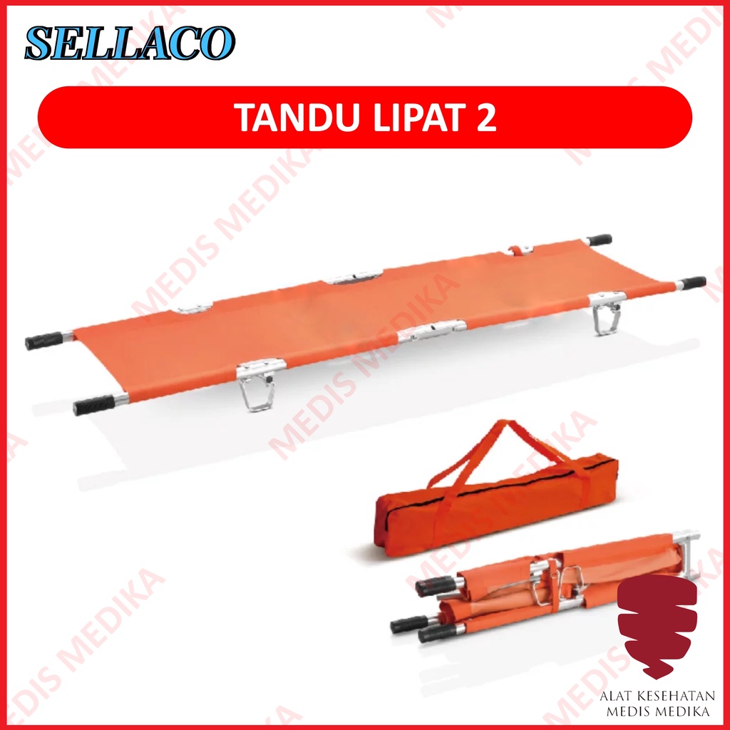Jual Tandu Lipat 2 Folding Stretcher P3K UKS Darurat Emergency PMI ...