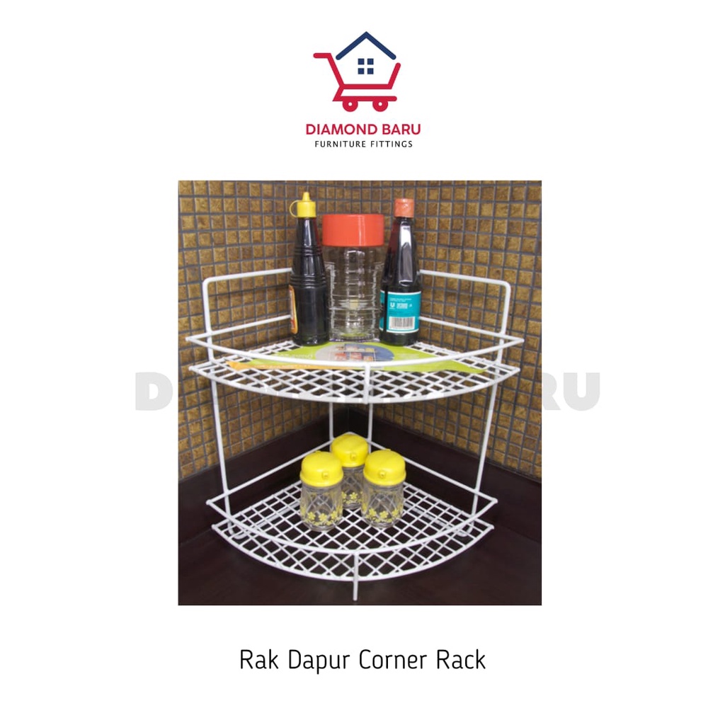 Jual Rak Dapur Corner Rack | Rak Sudut | Rak Modelline | Shopee Indonesia