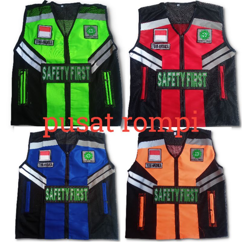 Jual Rompi Safety First,Rompi Proyek,Rompi Kerja | Shopee Indonesia