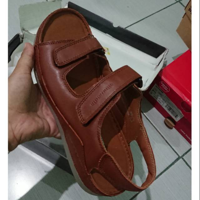 Jual Sepatu Sandal Obermain Pria Kulit Asli Original | Shopee Indonesia