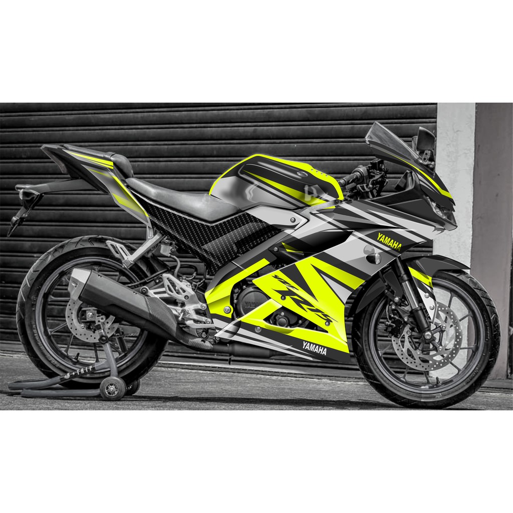 Jual DECAL FULL BODY TOTAL YAMAHA R15 VVA V3 MOTIF TERBARU KUNING ...