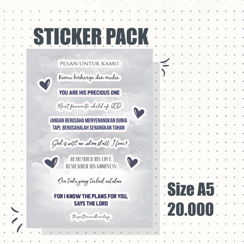 Jual STIKER ROHANI LOVED #6 | Shopee Indonesia