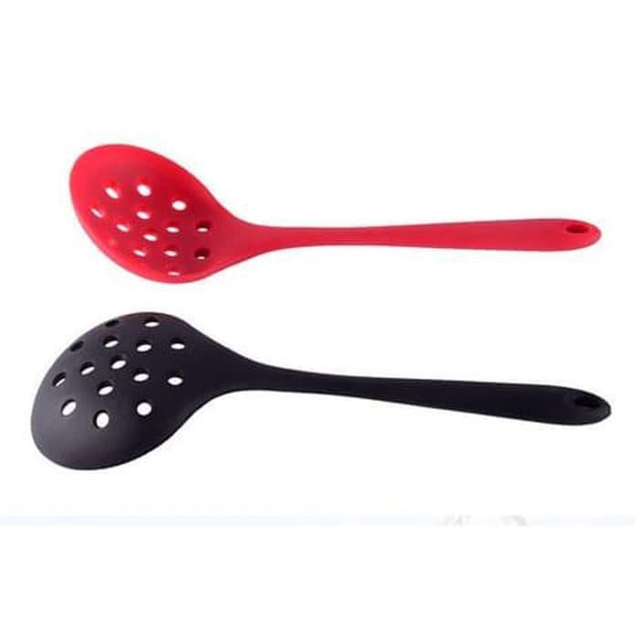 Jual Sendok sayur Bolong Spatula Centong sayur silicone Food Grade ...