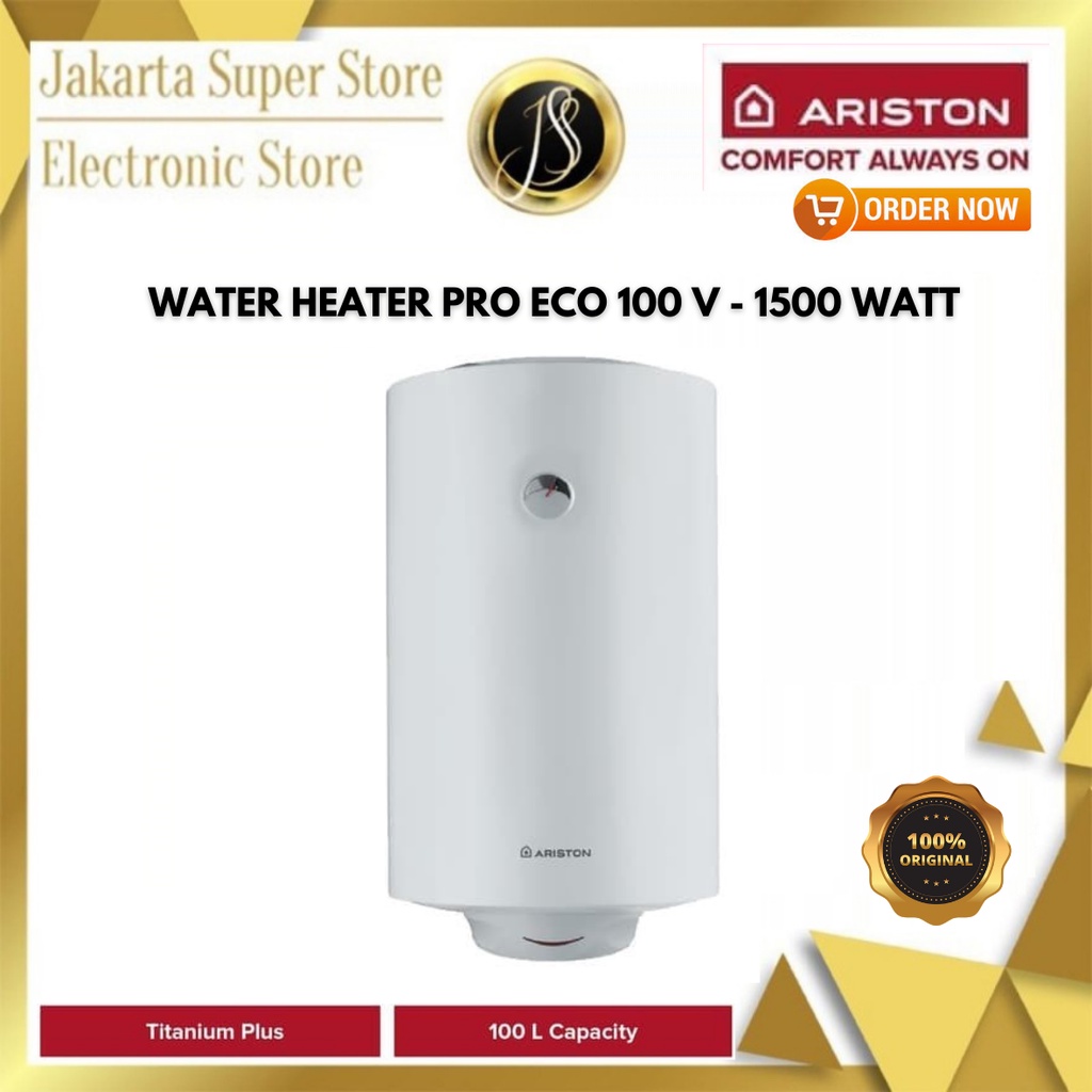 Jual Ariston Water Heater Pro Eco 100 V - 1500 watt | Shopee Indonesia