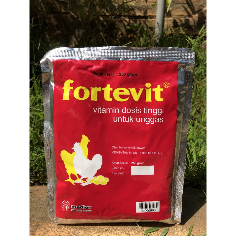Jual Fortevit 250gr (vitamin dosis tinggi untuk unggas) | Shopee Indonesia