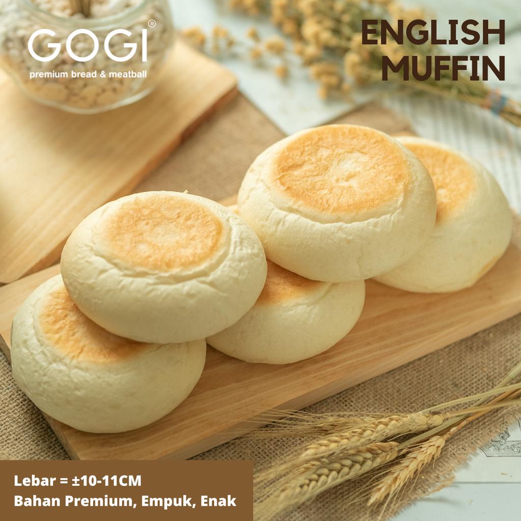 Jual English Muffin isi 5 Pcs Roti English Muffin Bread Bun English ...
