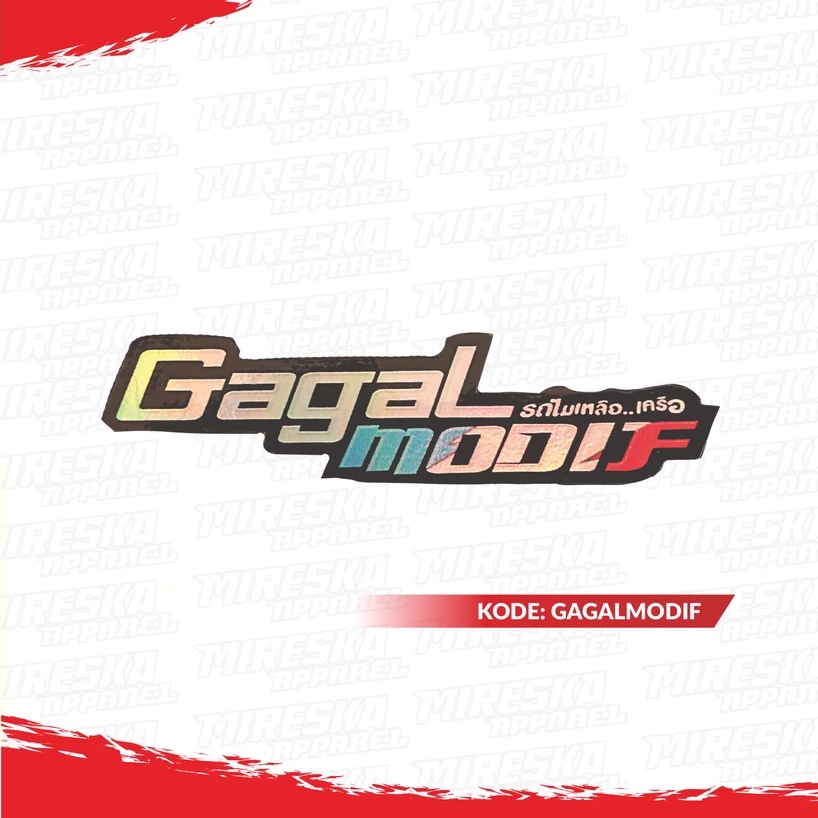 Jual Terbaru!! Stiker Viral Hologram Terlaris Racing Series 2 / Sticker ...