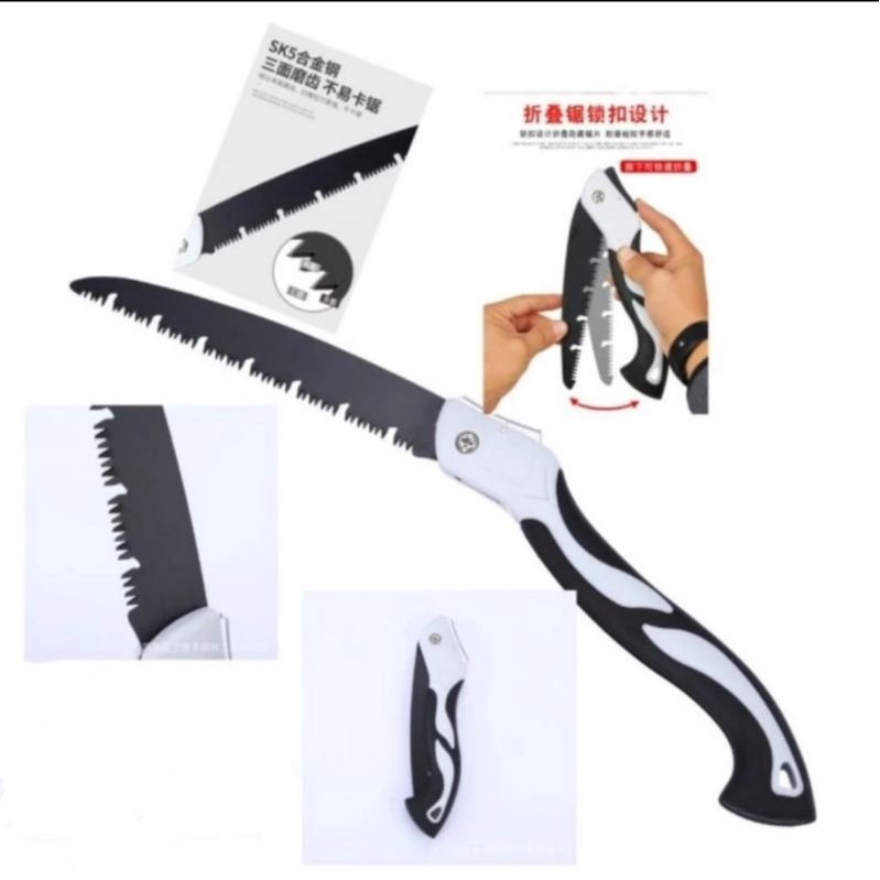 Jual Gergaji Kayu Lipat Premium Gergaji Tangan Lipat Model Design ...