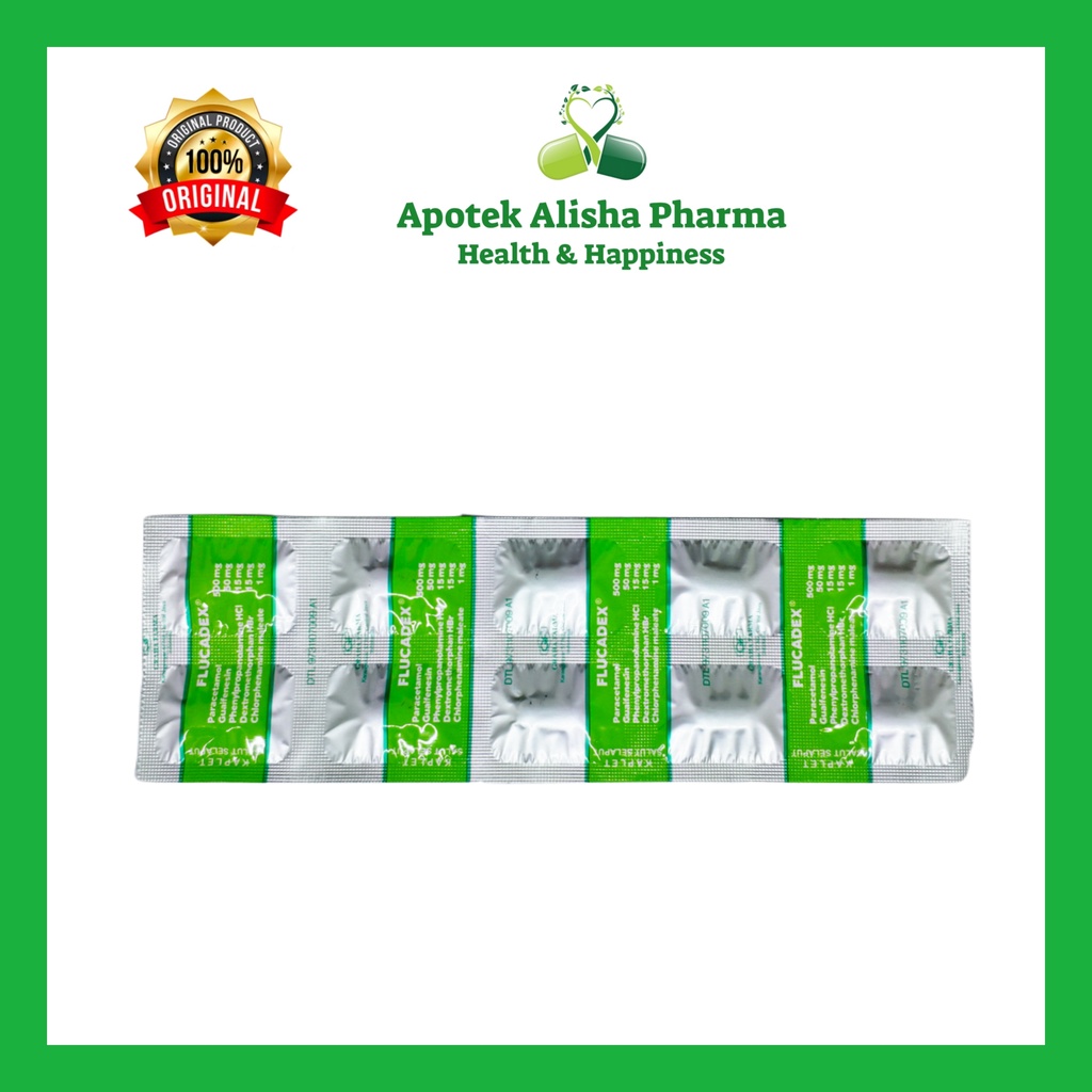 Jual Flucadex Tablet (Strip 10tablet) - Flucadek Tablet Obat Batuk/Flu ...