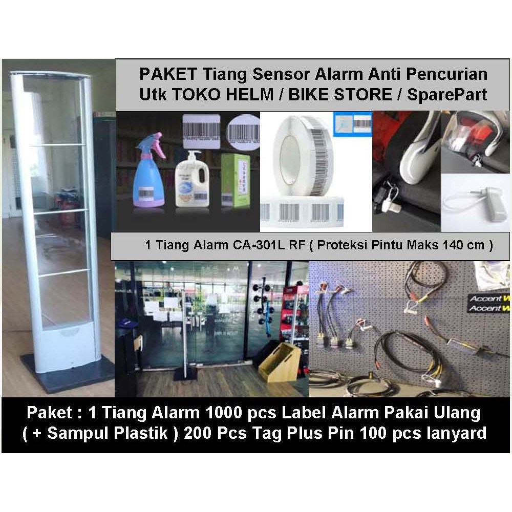 Jual Paket Sensor Alarm Security anti Pencurian untuk Proteksi Toko ...