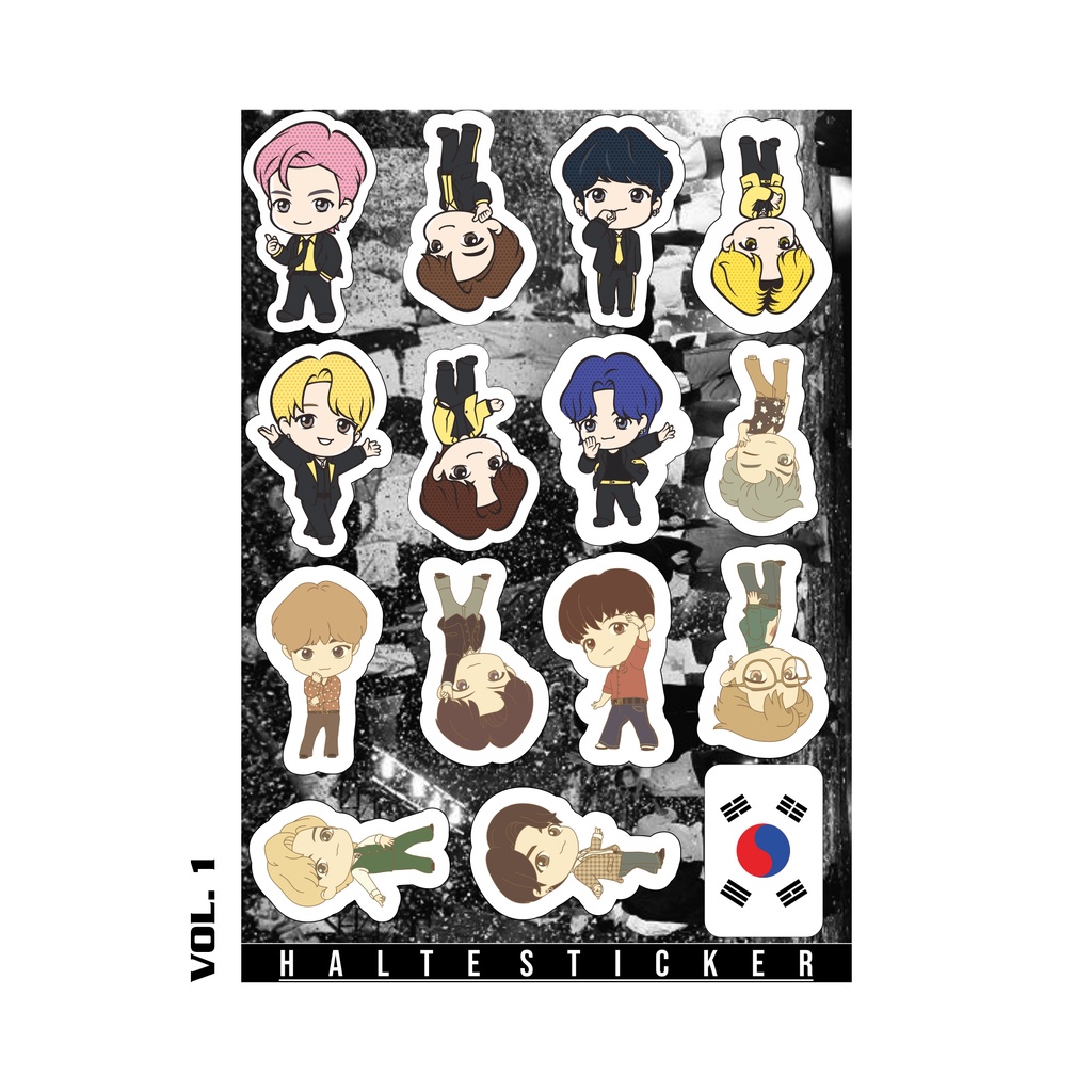 Jual KPOP / Halte Sticker Pack, Halte Sticker Aesthetic, Halte Sticker ...
