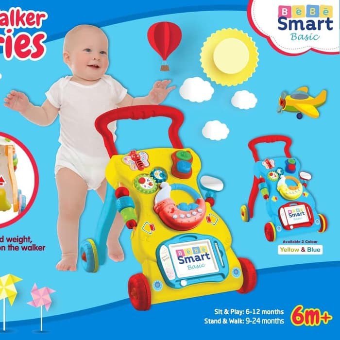 Jual Jual Push Baby walker Bebe Smart Learn and Giggle Activity Walker ...