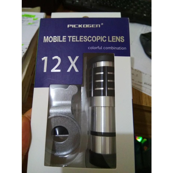 Jual Lensa Tele Zoom 12x Original Pickogen, Lensa hp kualitas tinggi ...