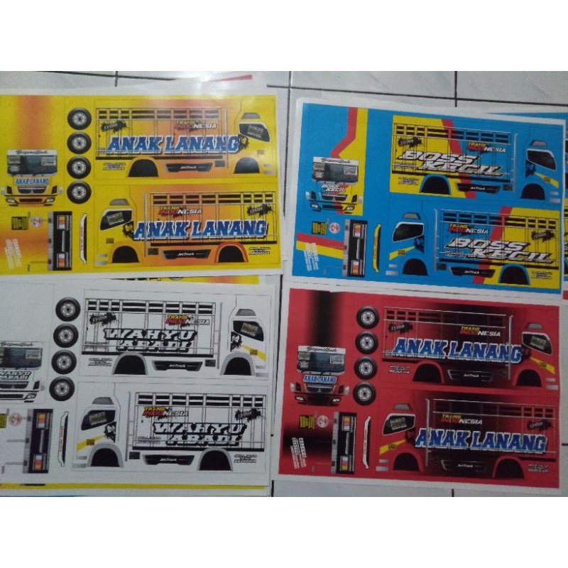 Jual STICKER MINIATUR TRUCK OLENG | Shopee Indonesia