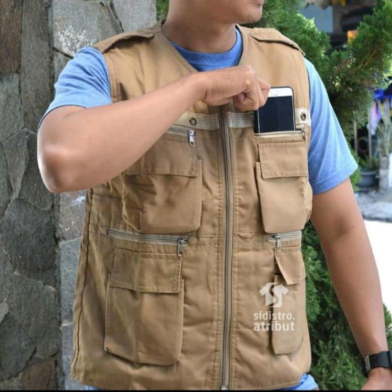 Jual rompi lapangan // rompi tactical // rompi multifungsi // rompi ...