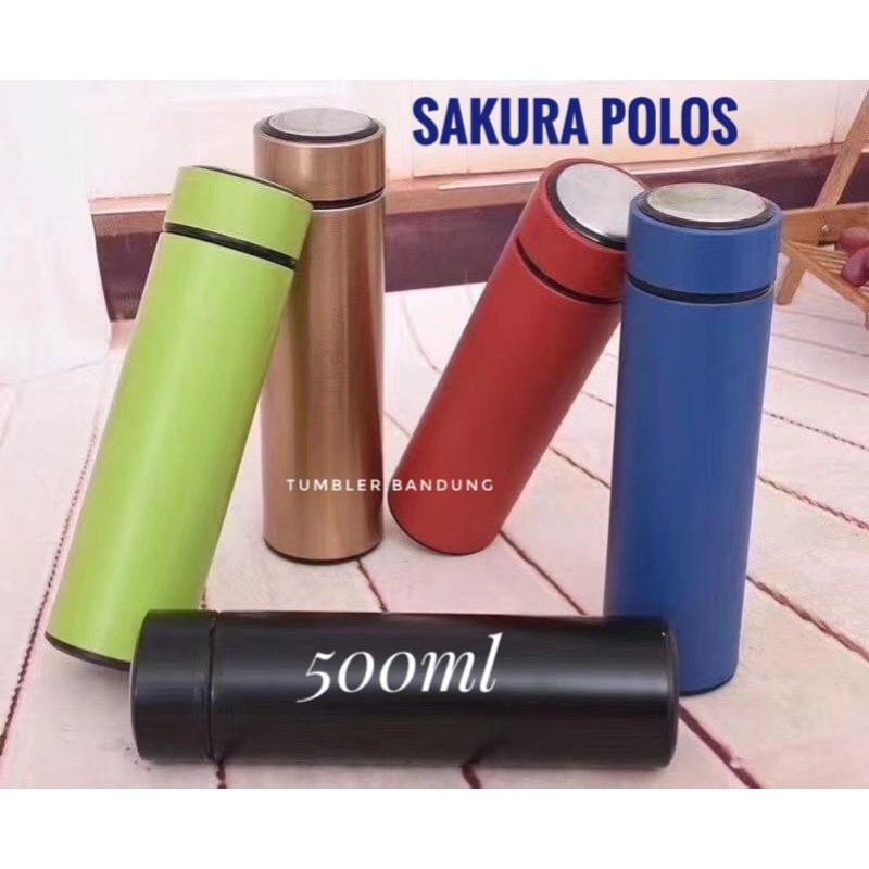 Jual tumbler life sakura polos termos polos tumbler stainless 500ml ...