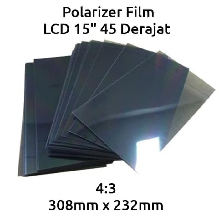 Jual Polarizer Film LED LCD Monitor TV 15 Inch 45 Derajat Polarized ...