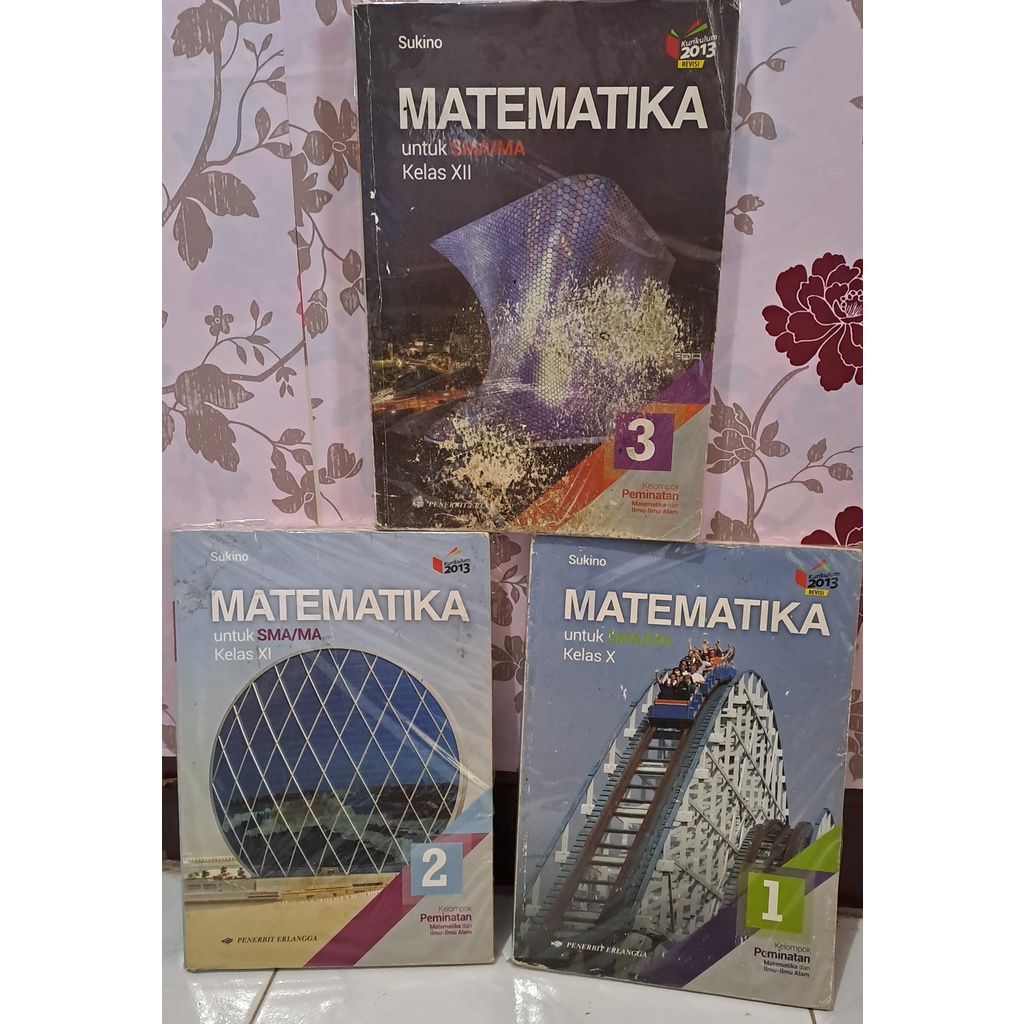 Jual Buku Paket Matematika Peminatan SMA kelas X - XI - XII - Erlangga ...