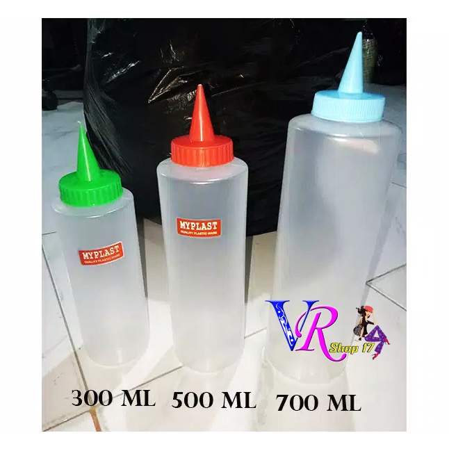 Jual BOTOL KECAP MAYONAISE PLASTIK / BOTOL SAUS PLASTIK /BOTOL PLASTIK KECAP MURAH / BOTOL ...