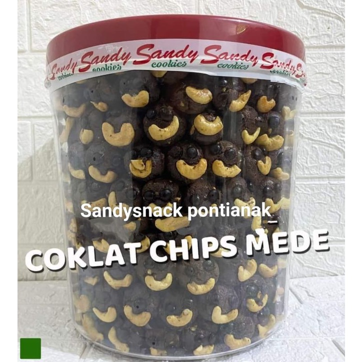 Jual SANDY COOKIES COKLAT CHIPS MEDE 500gram | Shopee Indonesia