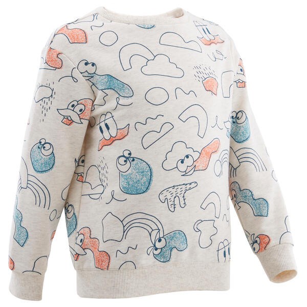 Jual DOMYOS Baby Gym Sweatshirt 100 - Beige - 8602839 - 4-5 years ...