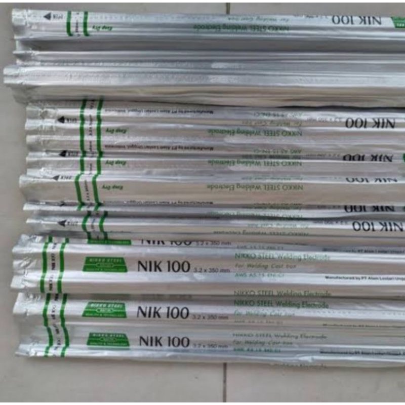 Jual KAWAT LAS NIKKO STEEL NIK 100 3,2MM | Shopee Indonesia