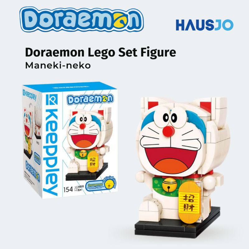 Jual Mainan Anak Doraemon (Maneki Neko) Lego Set Figure Original ...