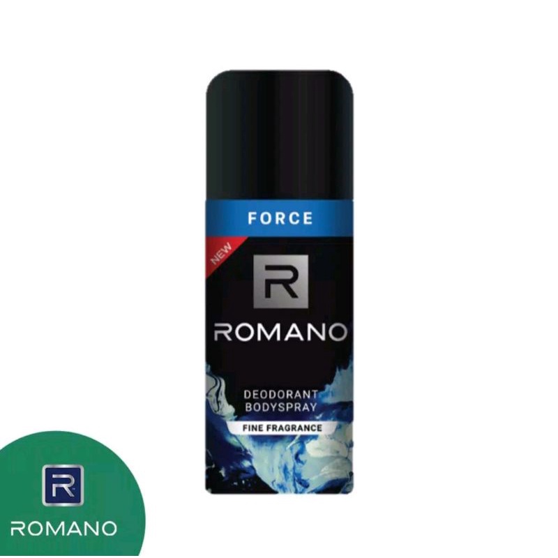 Jual Romano Deodorant Body Spray Fine Fragrance Force 150ml | Shopee ...