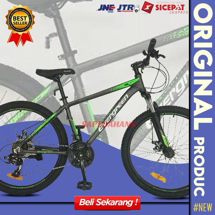 Jual Sepeda MTB 26 Inch Original Evergreen Blaze 680 Alloy 24 Speed DN115 | Shopee Indonesia