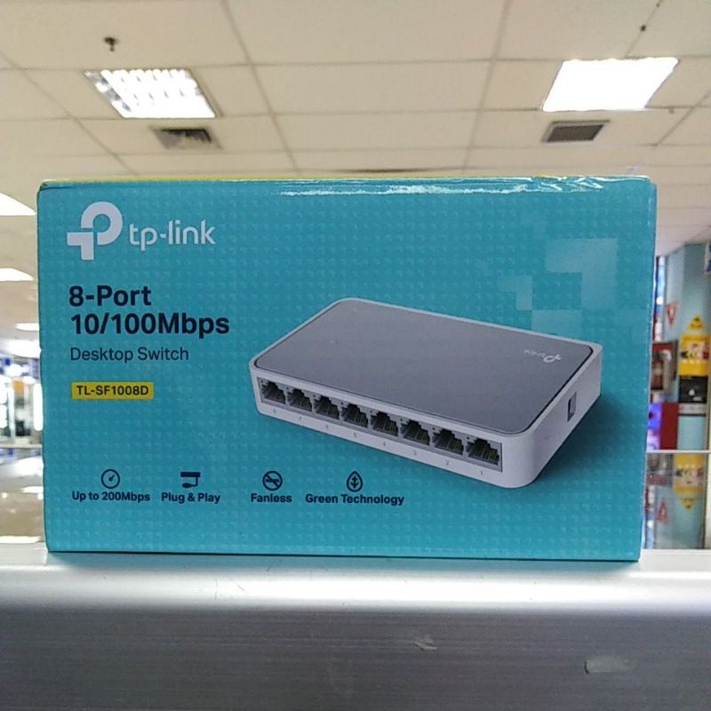 Jual TP - Link TL-SF1008D switch 8 port 10/100 Mbps | Shopee Indonesia