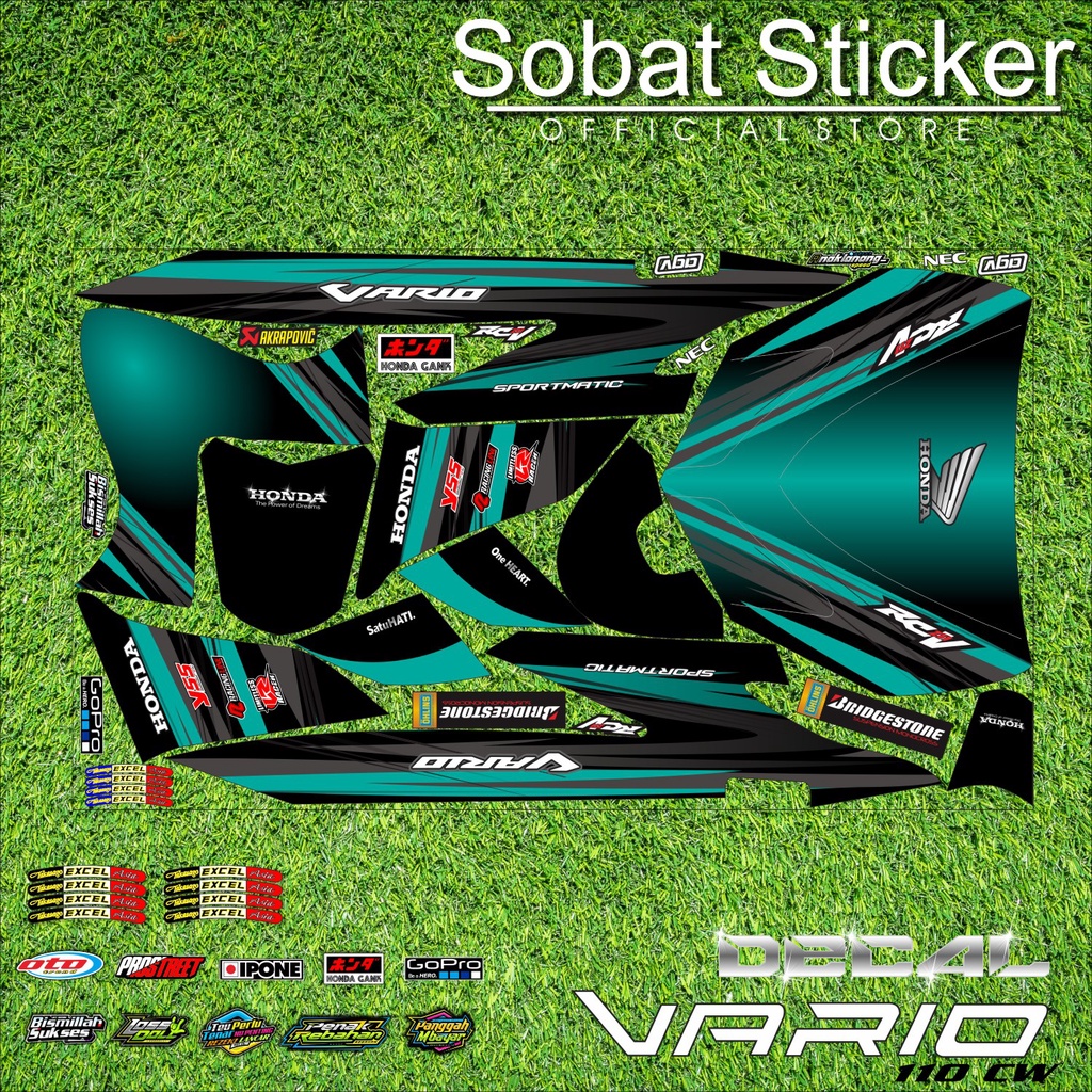Jual DECAL FULL BODY VARIO KARBU 110 CW - DECAL STICKER FULL BLOCK ...