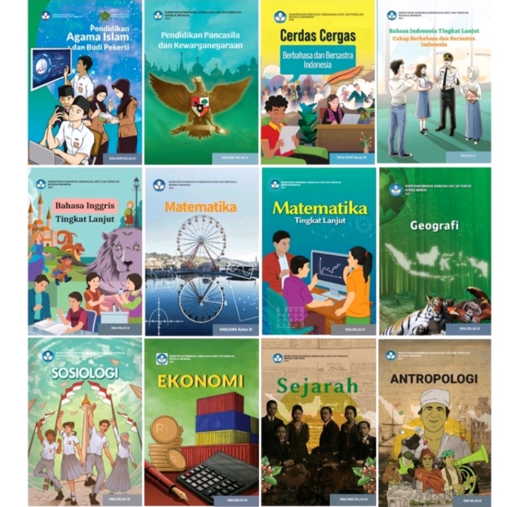 Jual PAKET BUKU KURIKULUM MERDEKA 2022 UNTUK SMA/SMK/MA KELAS 11 ISI ...