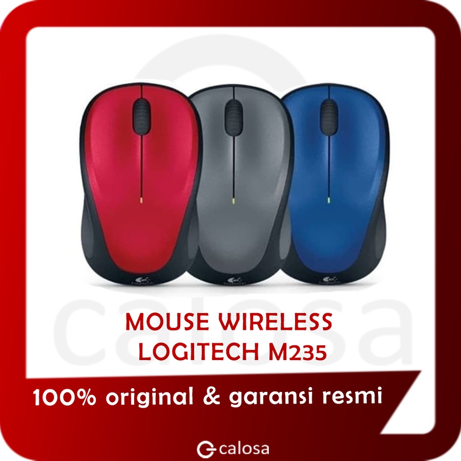 Jual MOUSE WIRELESS LOGITECH M235 | Shopee Indonesia