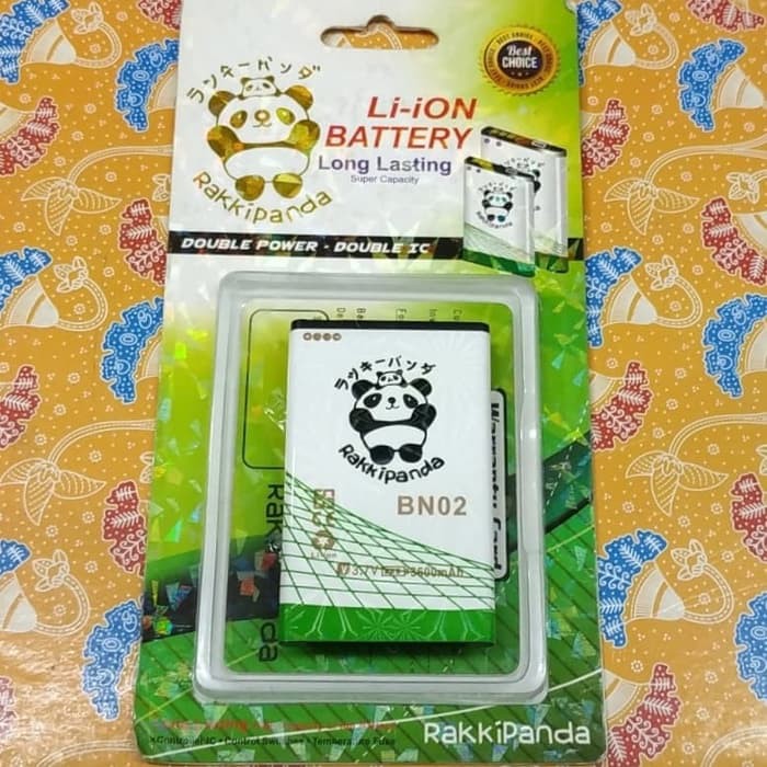 Jual baterai nokia BN02 BN 02 nokia XL double power battery battle batt ...