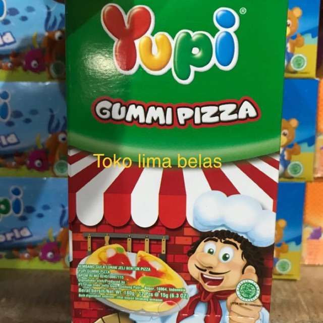 Jual Yupi Gummi Pizza. 1 box isi 12 Pcs | Shopee Indonesia Jual Yupi Gummi Pizza. 1 box isi 12 Pcs | Shopee Indonesia