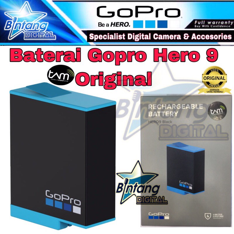 Jual Baterai Gopro Hero 9 Original / Gopro Hero 9 Battery / Batre Gopro ...
