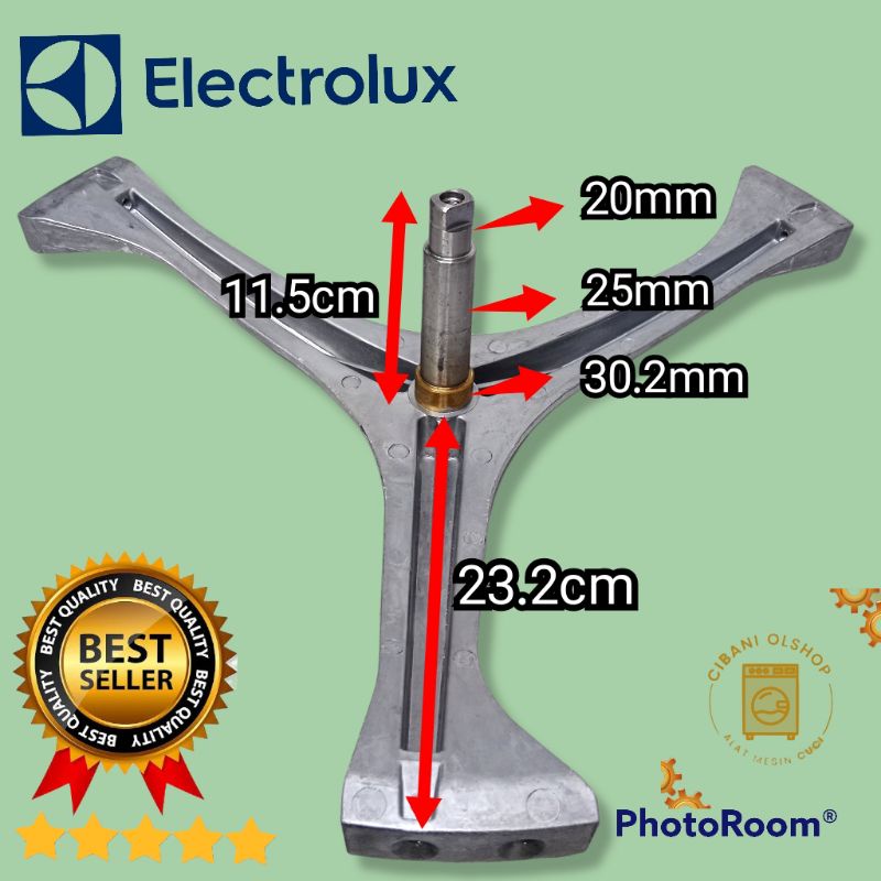 Jual Spider Segitiga Baling Baling Mesin Cuci Electrolux EWP 10742 EWF ...