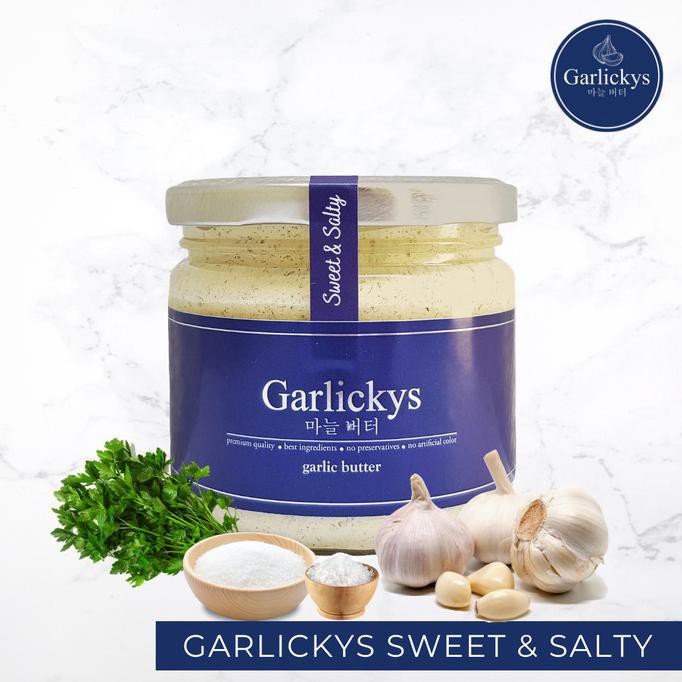 Jual Garlickys Selai Roti Korean Garlic Butter Serbaguna Garlic Bread ...