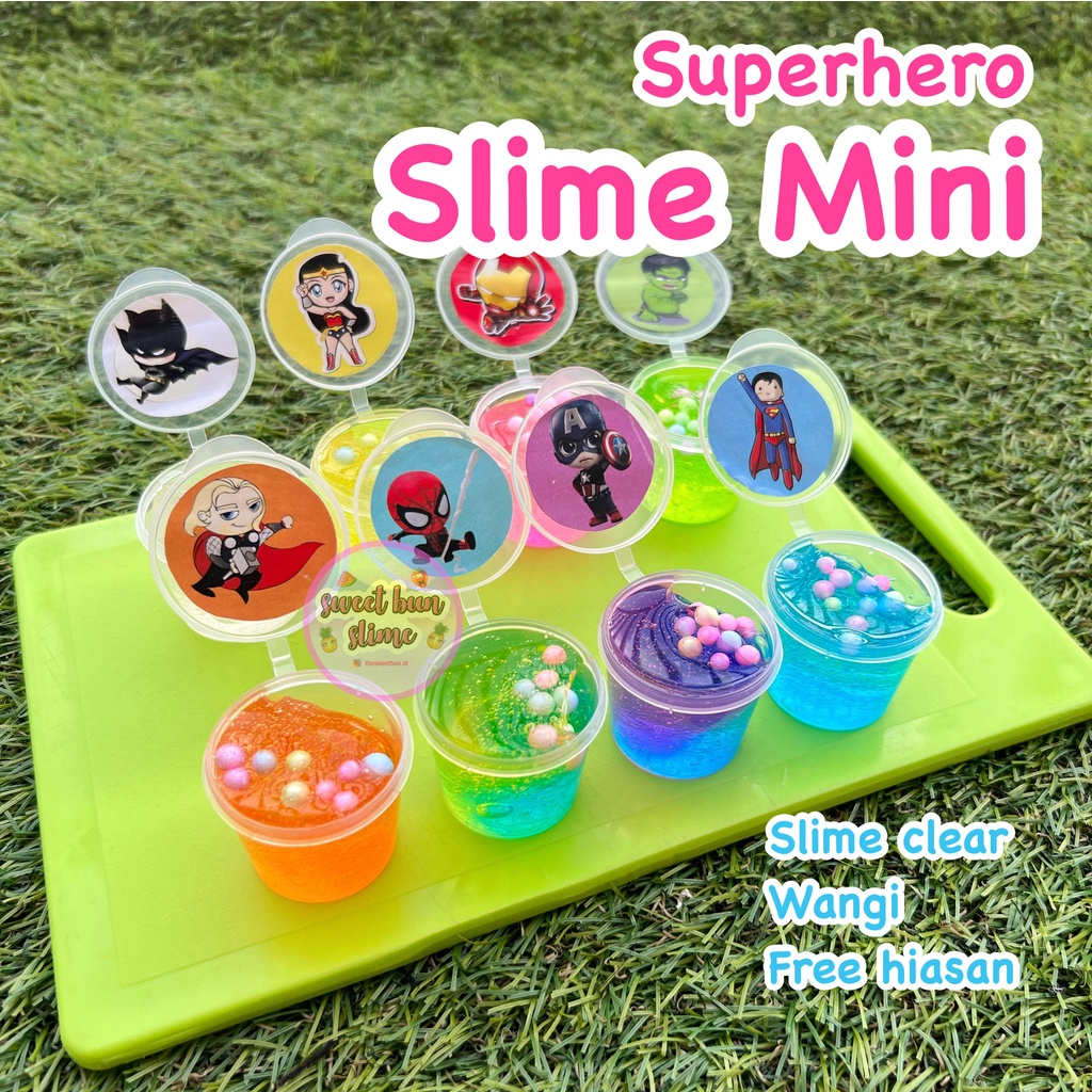 Jual Slime Mini 25 ml Karakter Super her0 | Shopee Indonesia