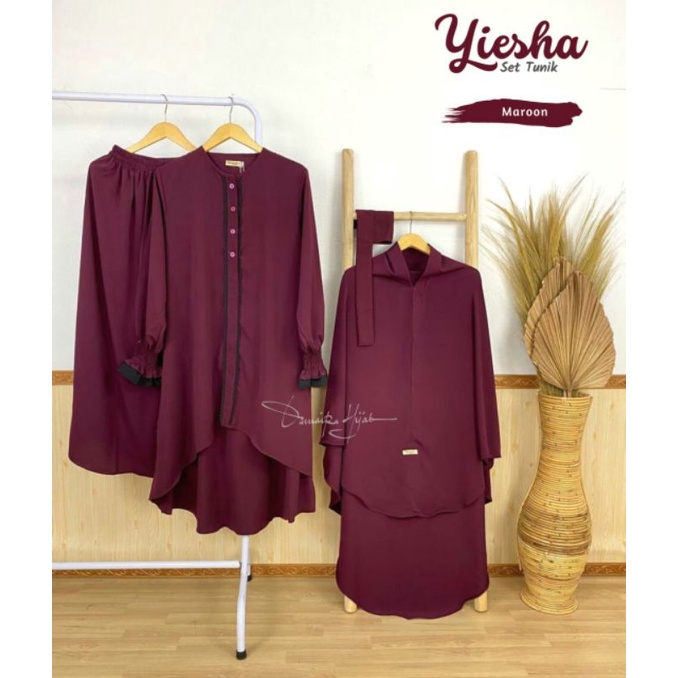 Jual SET TUNIK YEISHA BY DAIMIRA HIJAB ( WAJIB TANYA STOK ) | Shopee ...