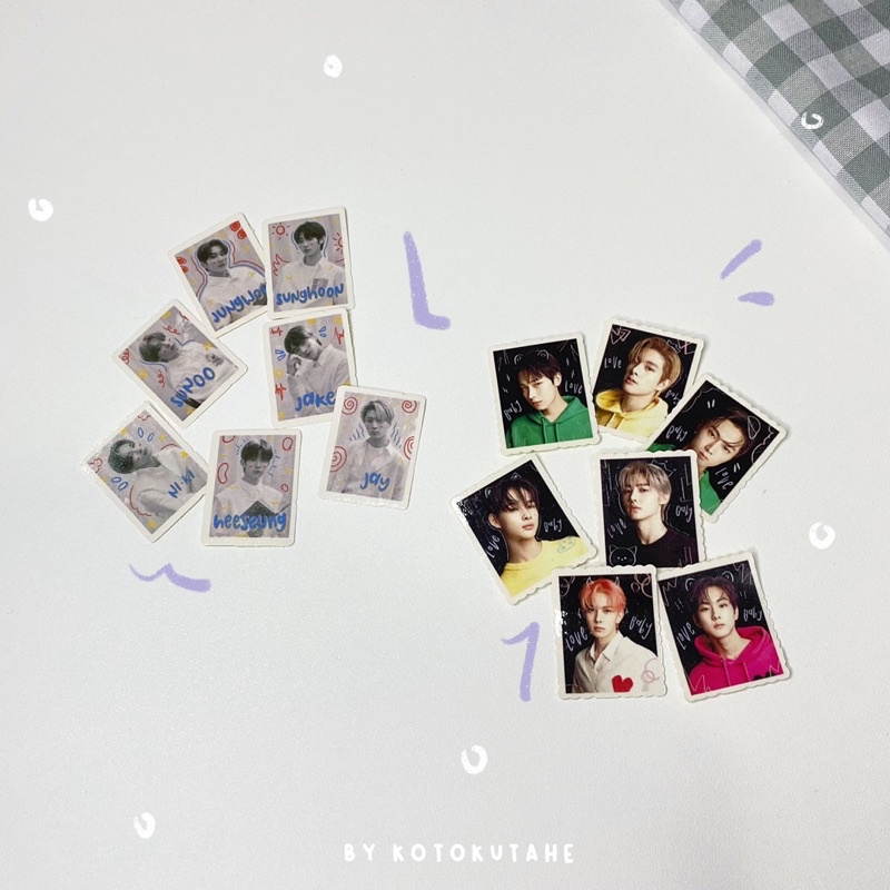 Jual KOTOKUTAHE - [ENHA] Mini Stamp Sticker Deco Die Cute Enhypen Case ...