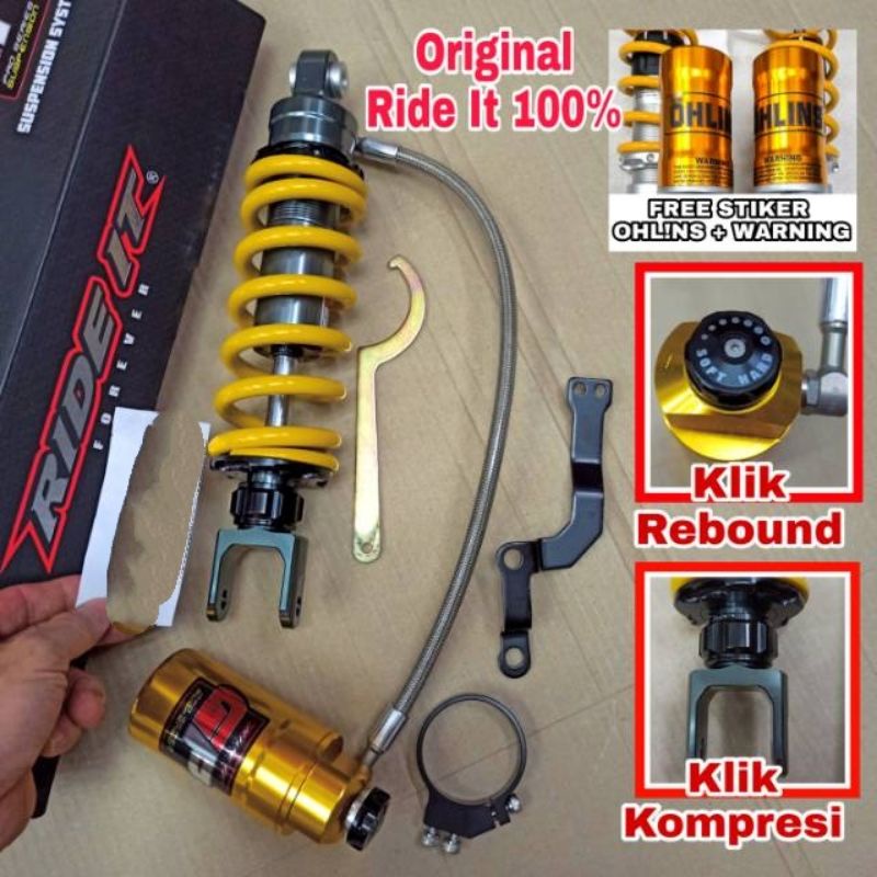 Jual MONOSHOCK RIDE IT GP 103 TABUNG PISAH CBR CB150R ALL NEW CBR150R SHOCK BELAKANG K45 K46 ...