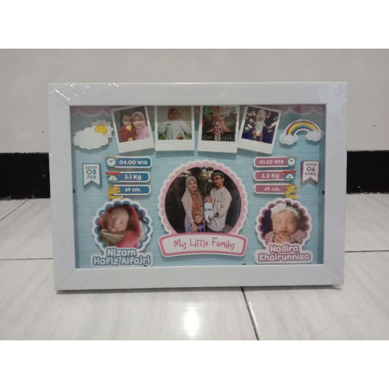 Jual Scrapframe Pop up 3d Foto Bayi | Anniversary | ulangtahun ...