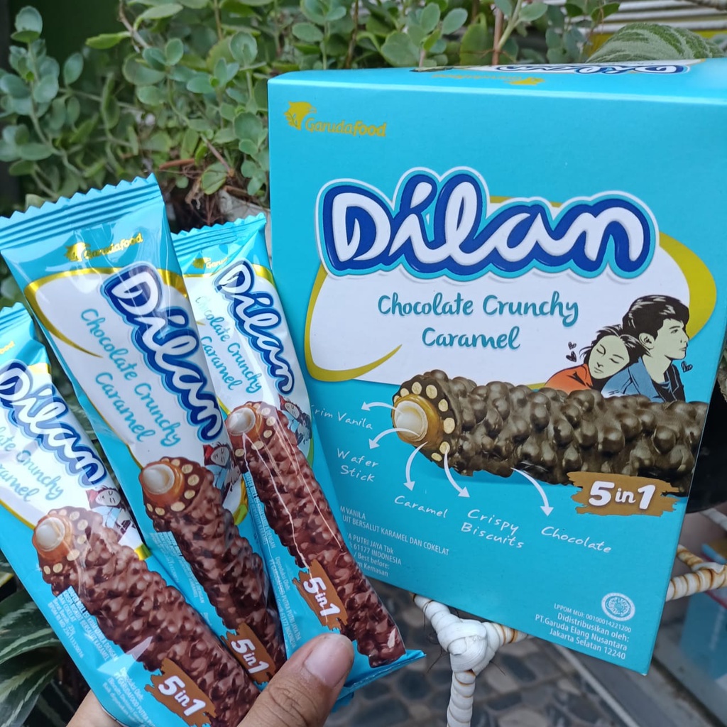 Jual DILAN CHOCOLATE KARAMEL BAR BOX ISI 12PCS | Shopee Indonesia