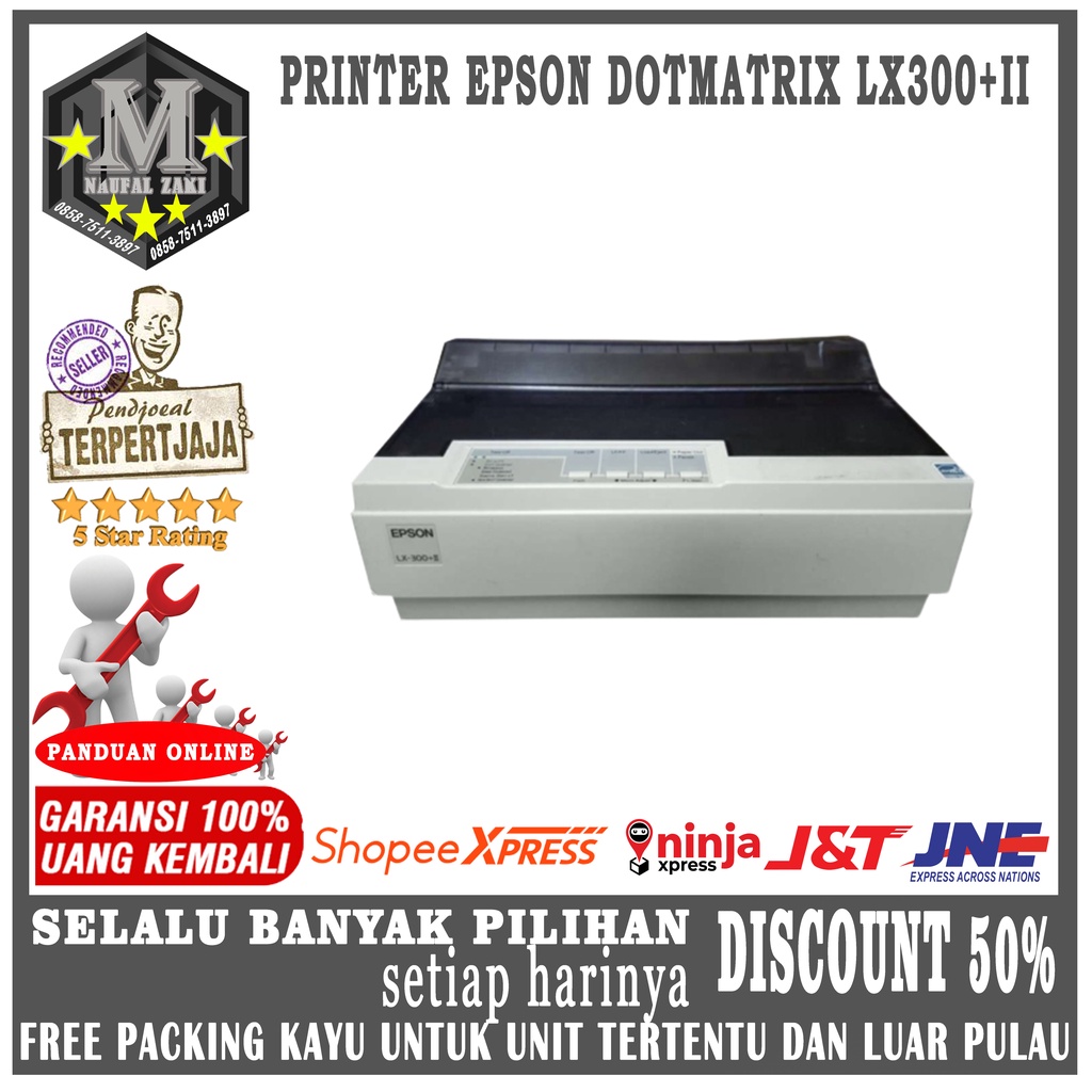 Jual Printer dot Matrix EPSON LX300+II / LX-300+II | Shopee Indonesia