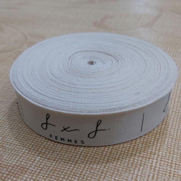 Jual Kain | Label Merek Baju Dan Hijab Bahan Katun 1,5 - 2Cm | Shopee ...