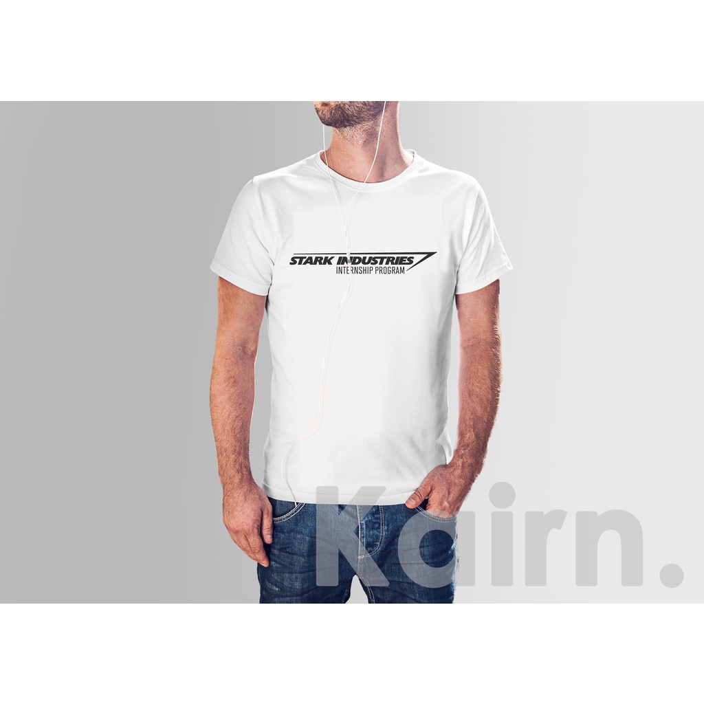 Jual Kaos Stark Industries Internship Program - Avengers | Shopee Indonesia