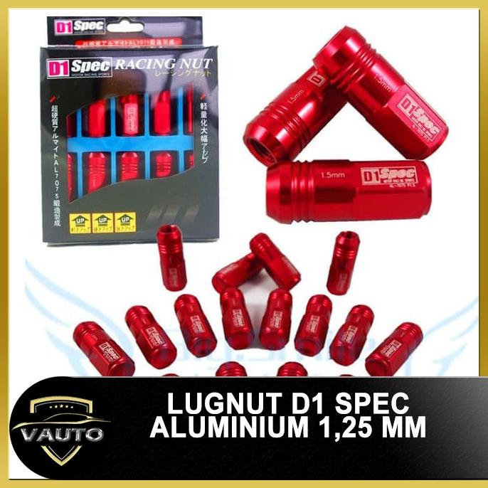 Jual Lugnut D1 Spec / Baut Roda Racing D1 Spec 1.25mm vaut05 Ayo Order ...