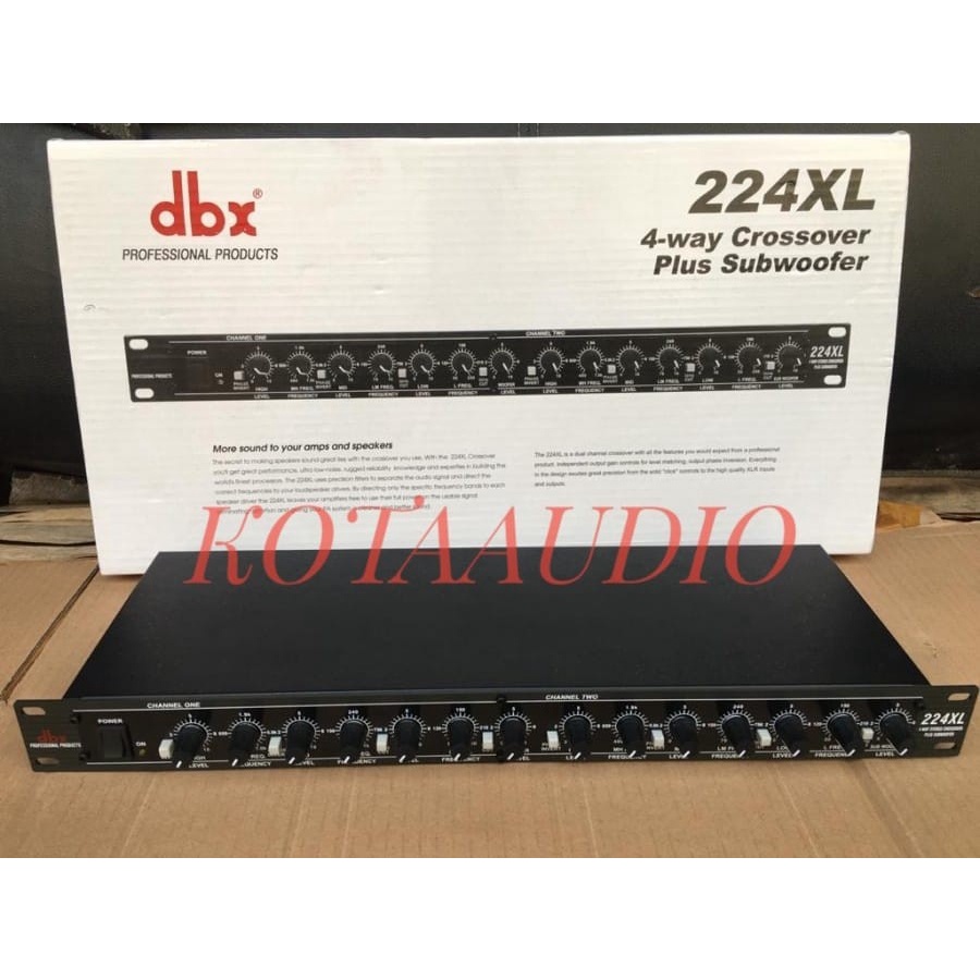 Jual Crossover DBX 224XL/ DBX 224 XL 224 XL 4Way Plus Subwoofer | Shopee Indonesia